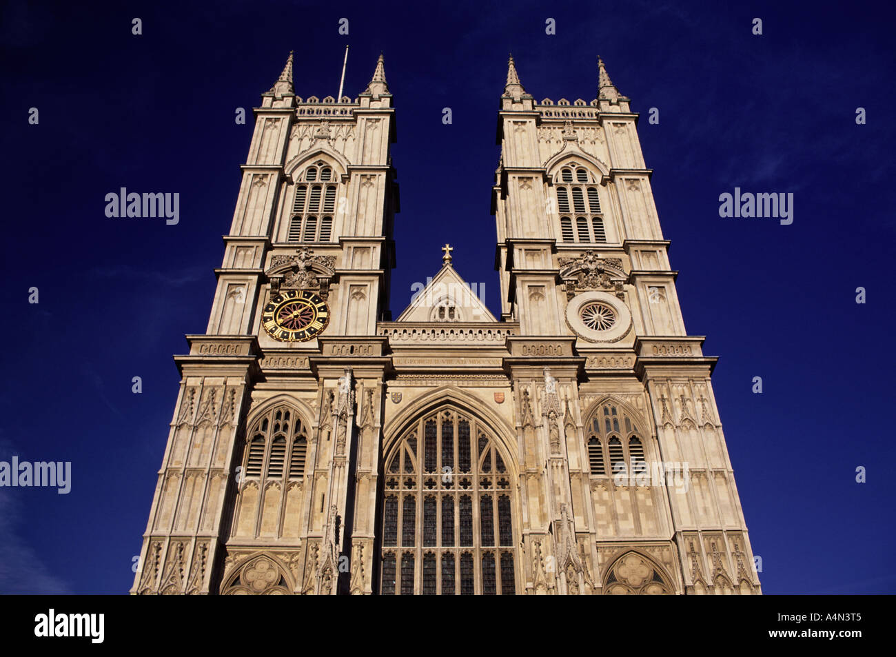 London, UK. West Front of Westminster Abbey Stock Photo - Alamy