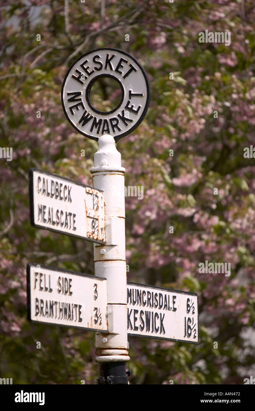 Cumberland road sign hi-res stock photography and images - Alamy