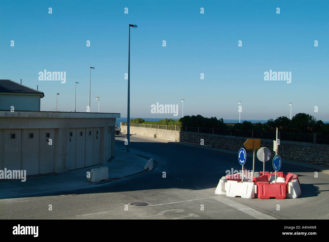 Mini roundabout in Vila do Conde Stock Photo - Alamy