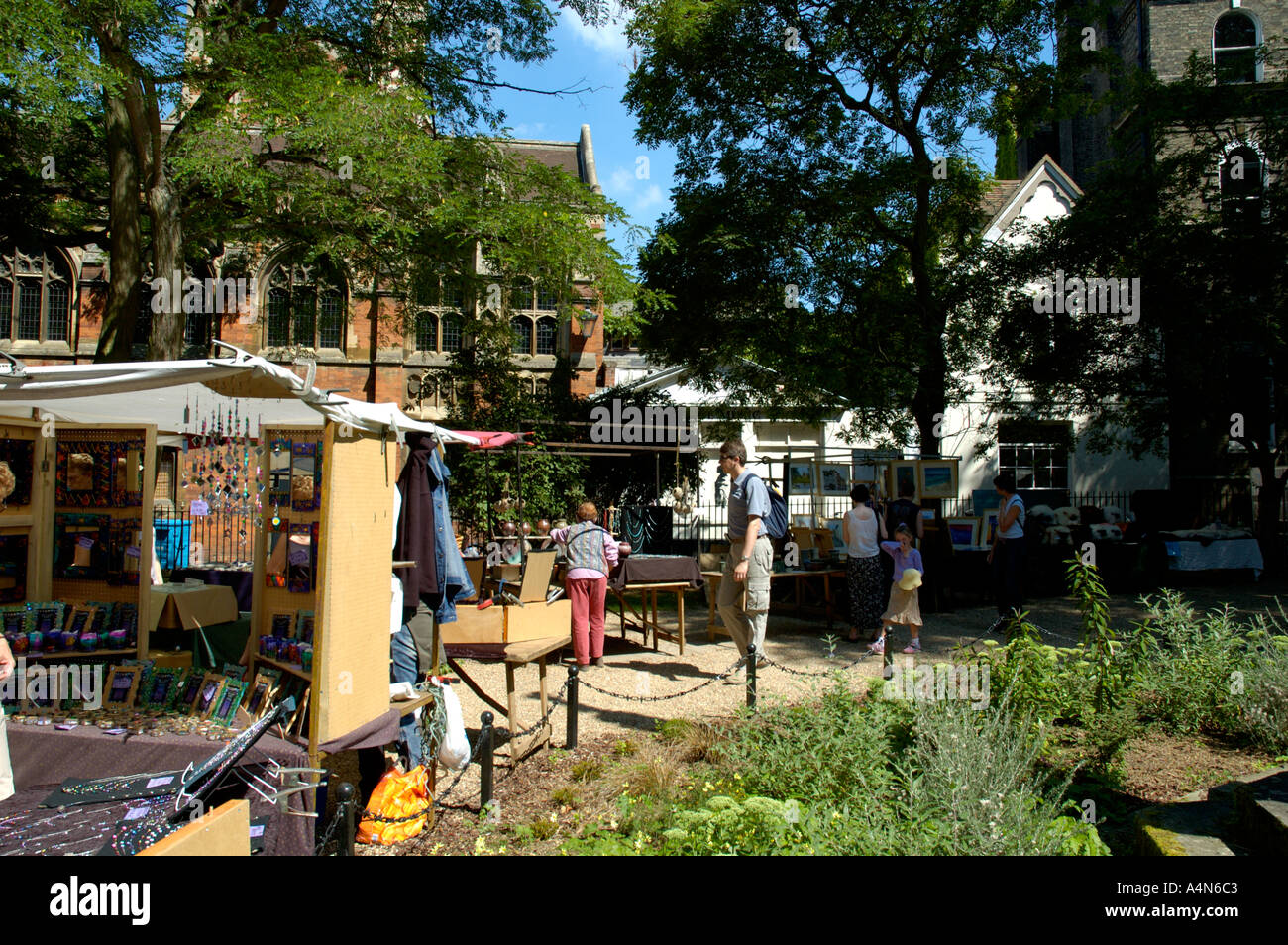 Arts and Crafts Market Cambridge UK Stock Photo - Alamy
