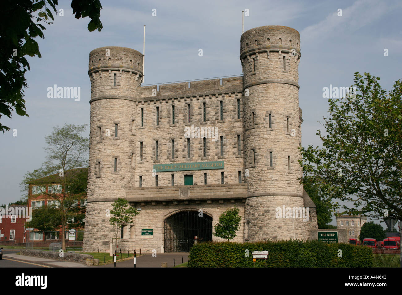 The keep Military Museum of Devon and Dorset dorchester Stock Photo - Alamy