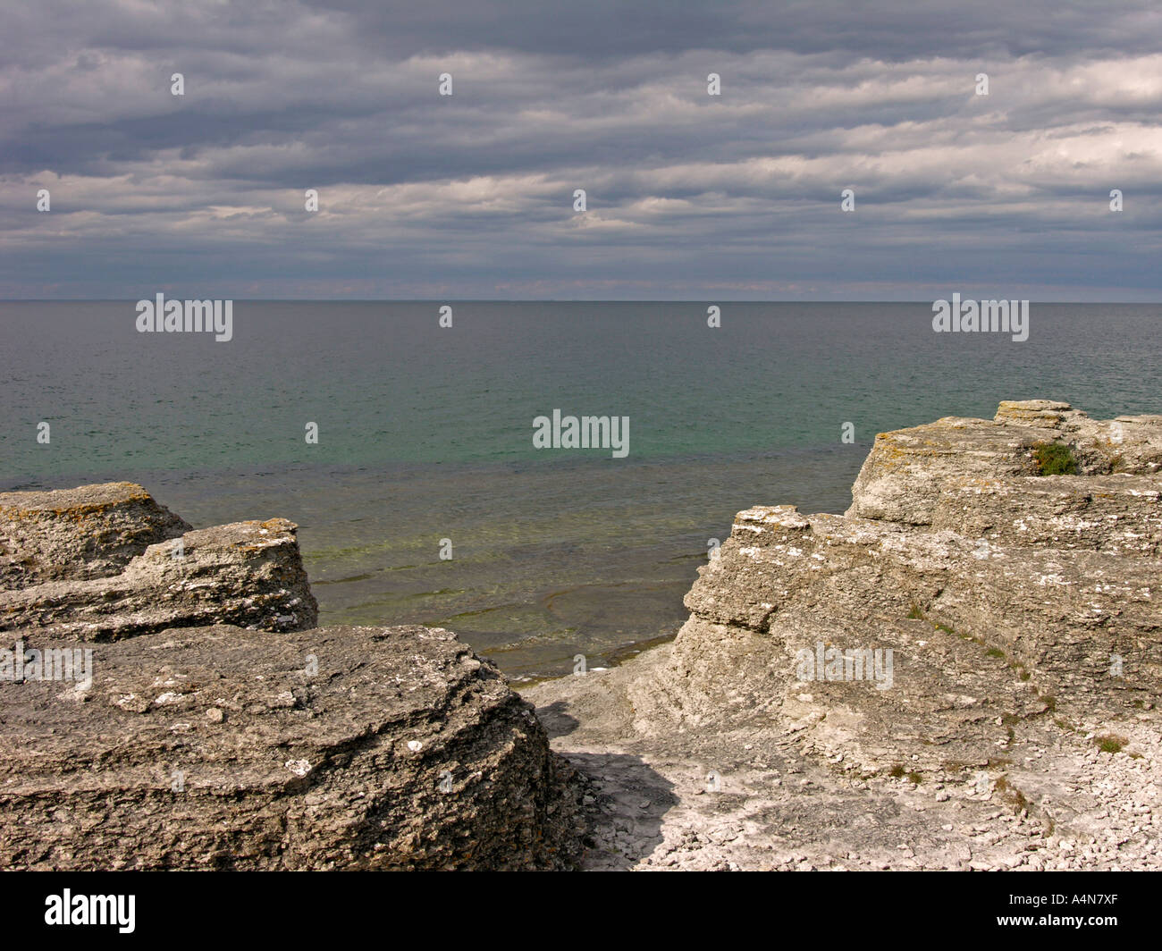 Byerums Raukar special extraordinary limestone shapes in Byerum on the ...