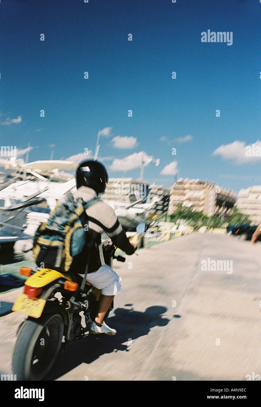 Helmet speeding hi-res stock photography and images - Alamy