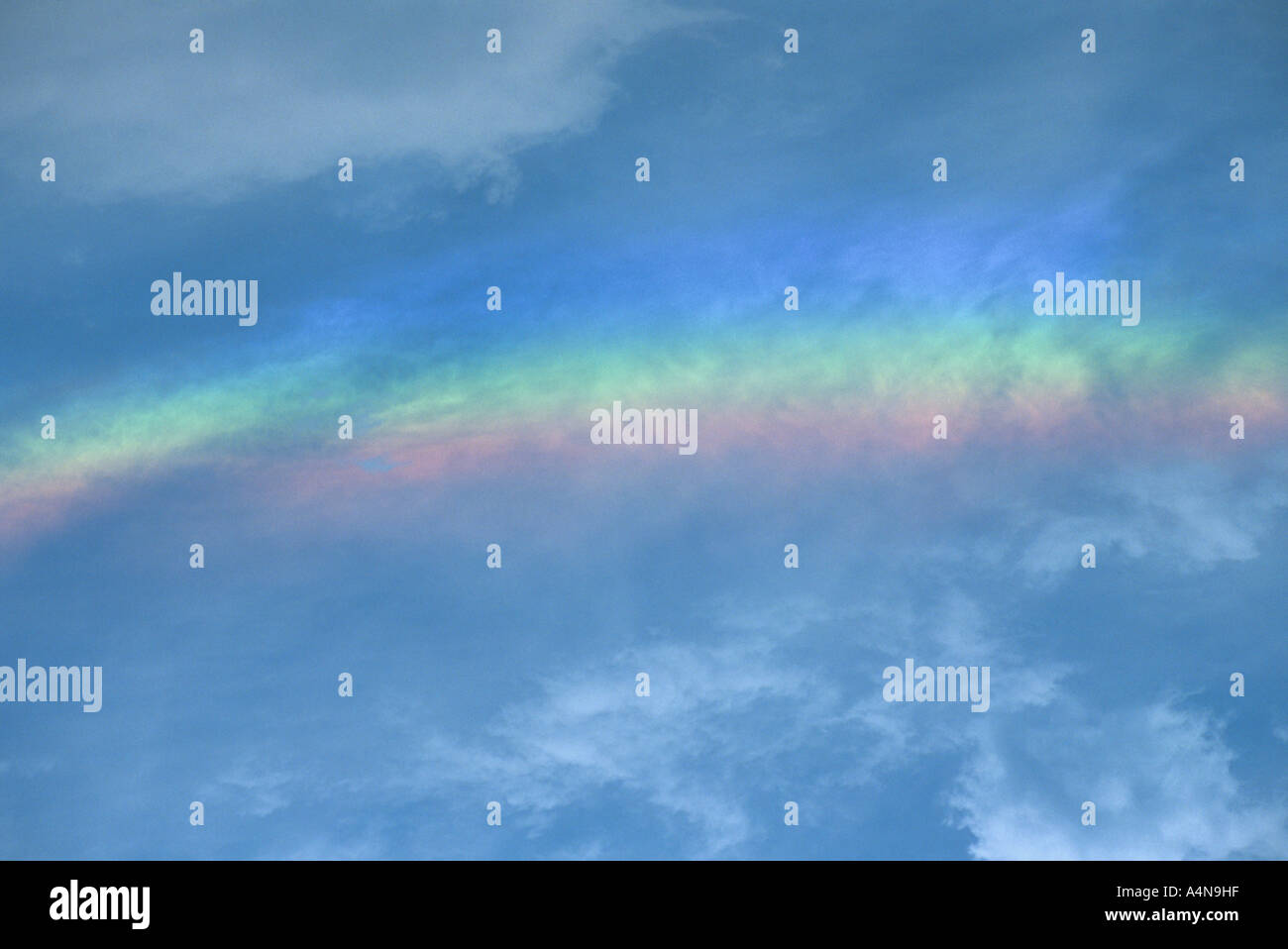 A circumzenithal arc is an optical effect which looks like an upside ...
