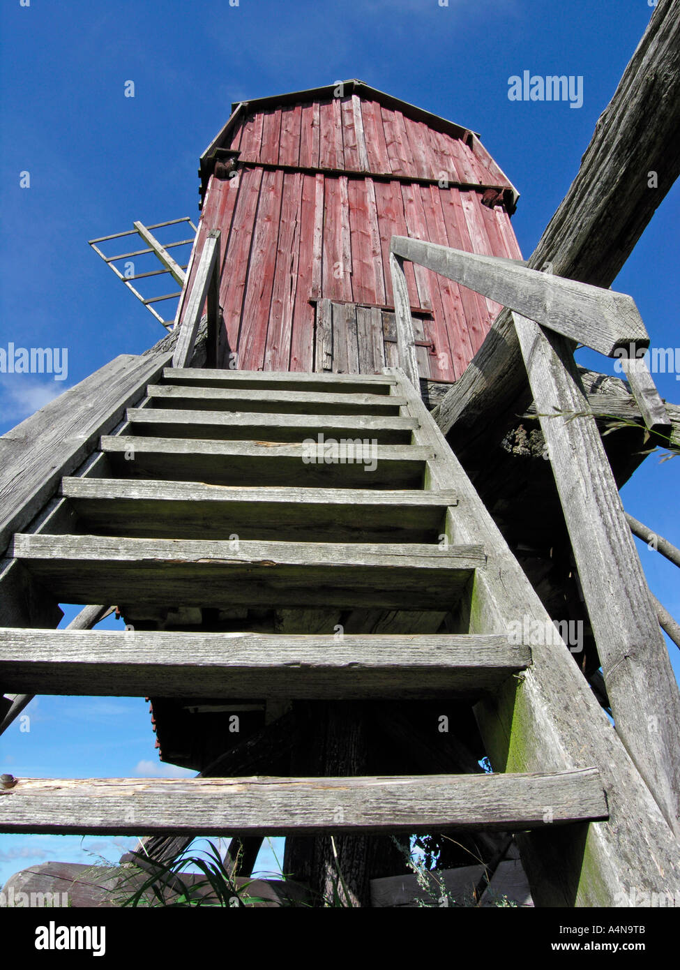 one windmill of the Stoerlinge Kvarnar longest row of windmills on the ...