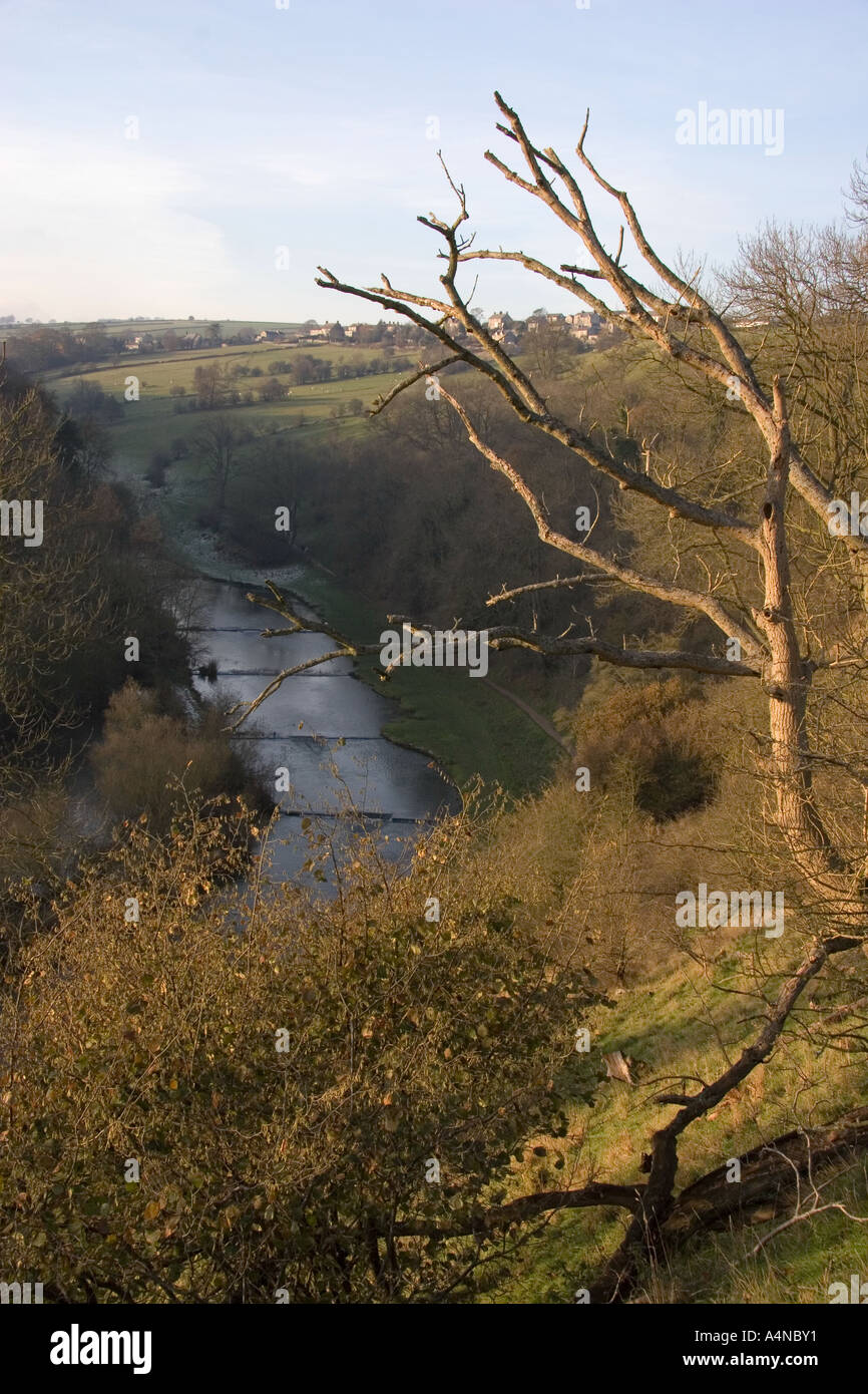 Peak district over haddon winter hi-res stock photography and images ...