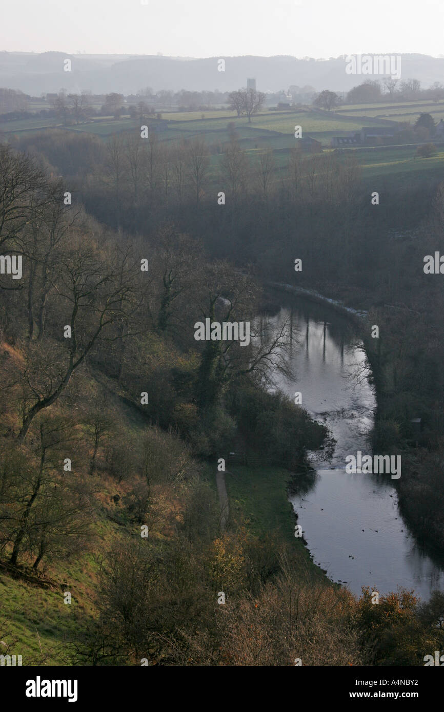 Peak district over haddon winter hi-res stock photography and images ...