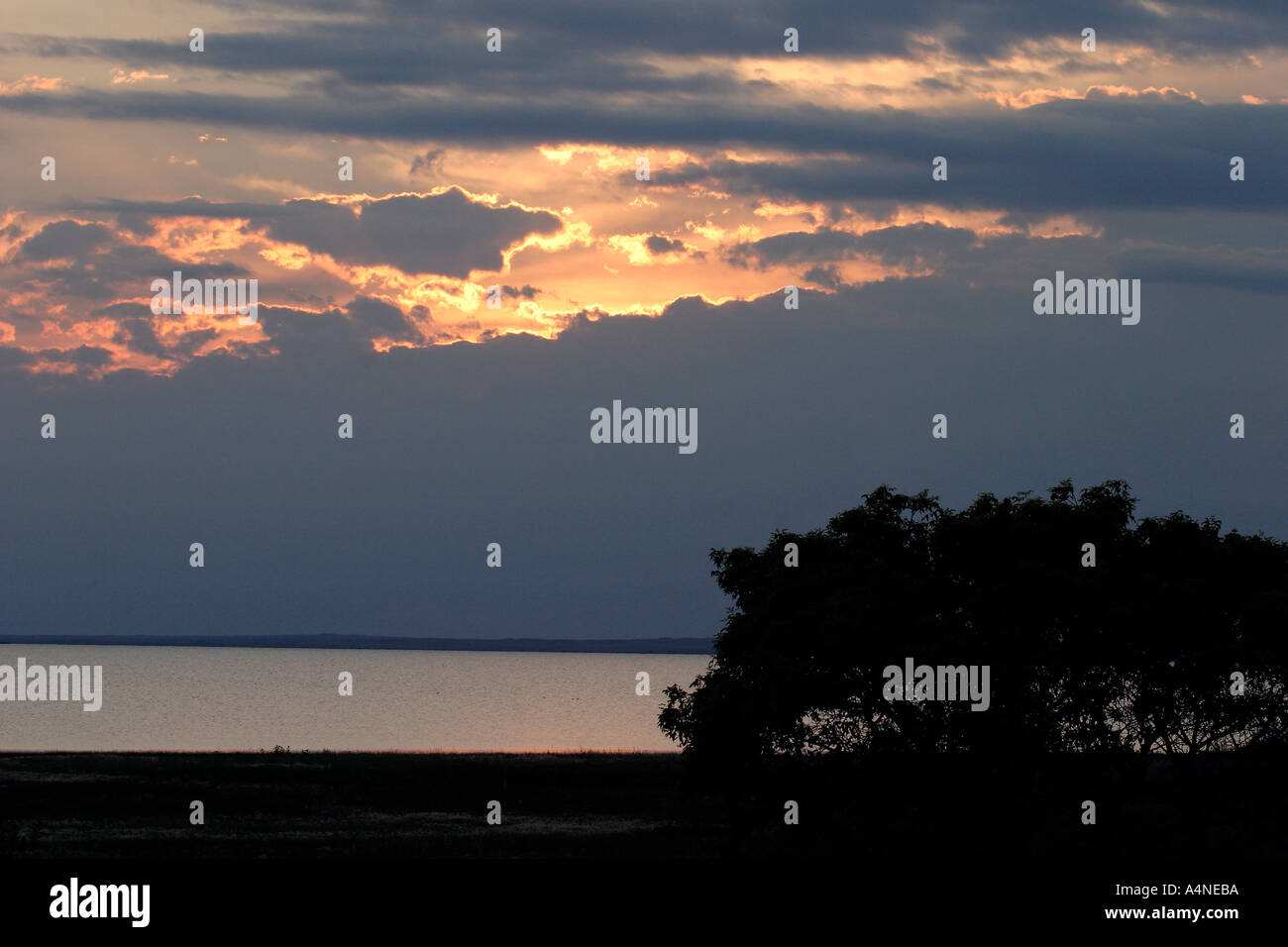 Colourful Prairie sunrise in scenic Saskatchewan Canada Stock Photo - Alamy