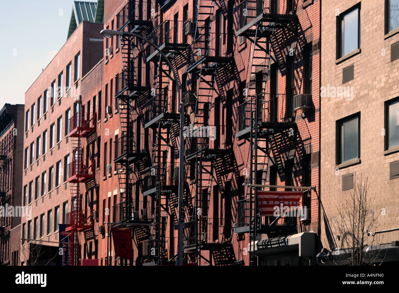 Tenement/Apartment building in New York City, United States of America ...