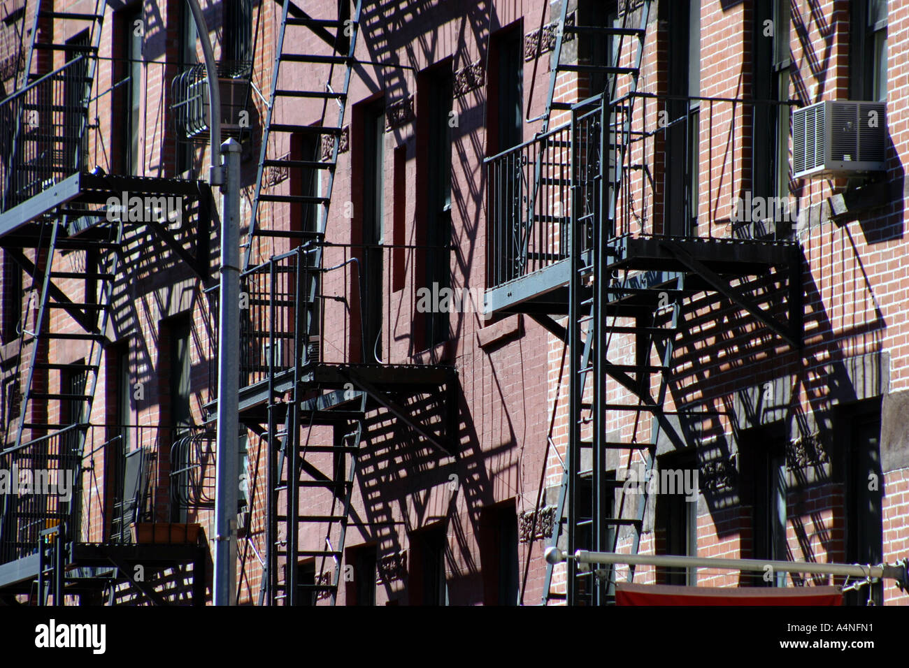 Tenement/Apartment building in New York City, United States of America ...