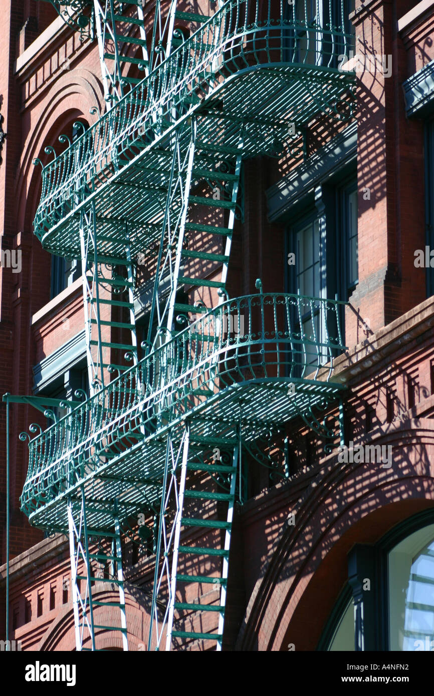 Tenement/Apartment building in New York City, United States of America ...