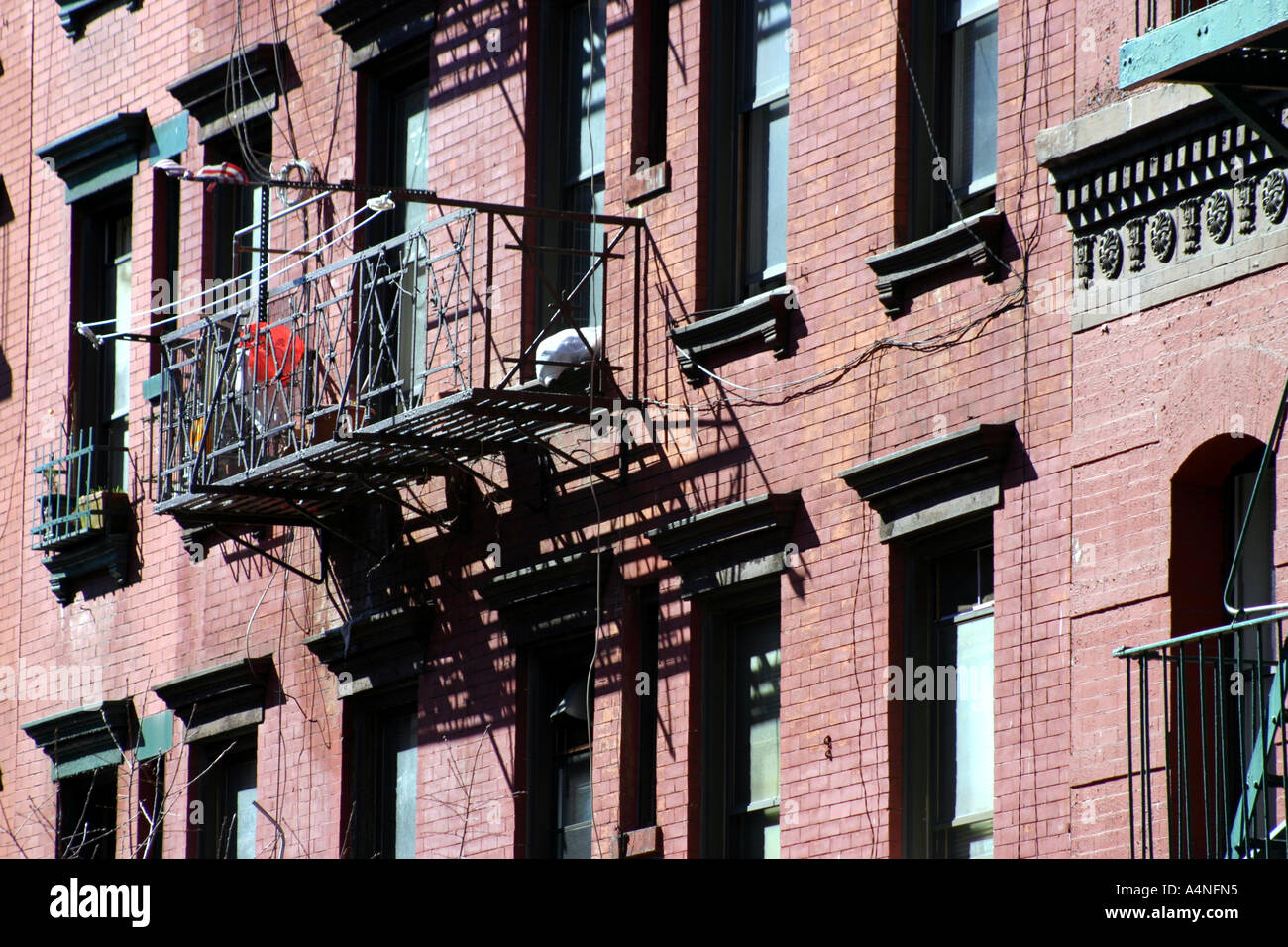 Tenement/Apartment building in New York City, United States of America ...