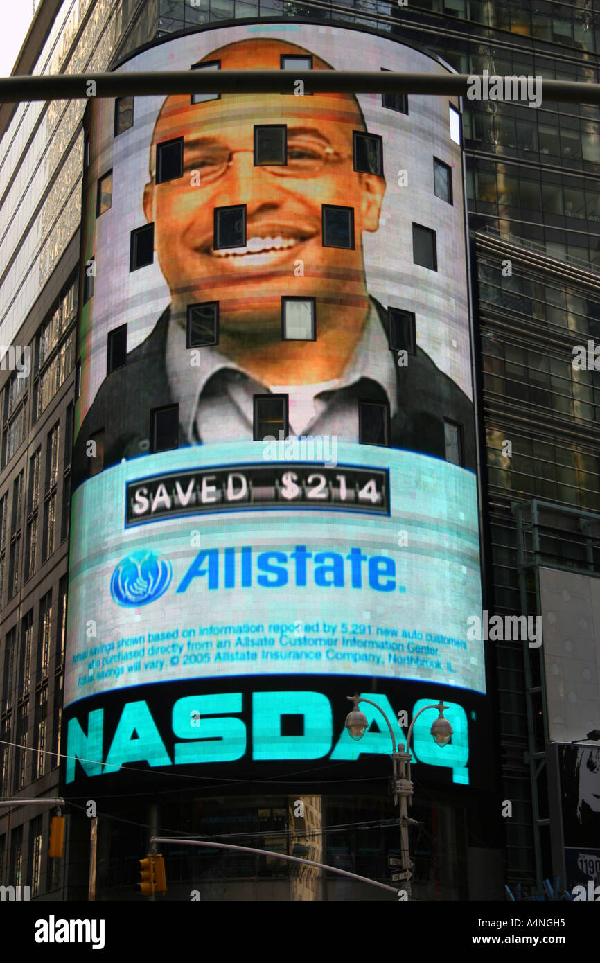 Billboard on nasdaq hi-res stock photography and images - Alamy