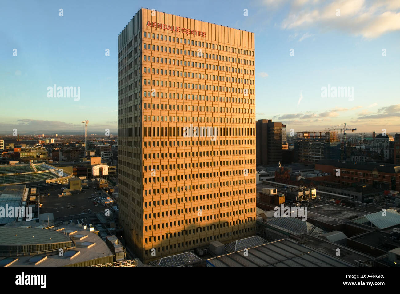 Arndale Tower, Manchester, United Kingdom as seen from the Wheel of ...