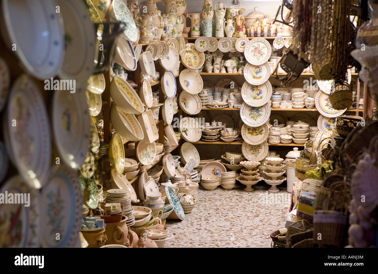 Shop in Bari back streets Puglia Italy Stock Photo - Alamy