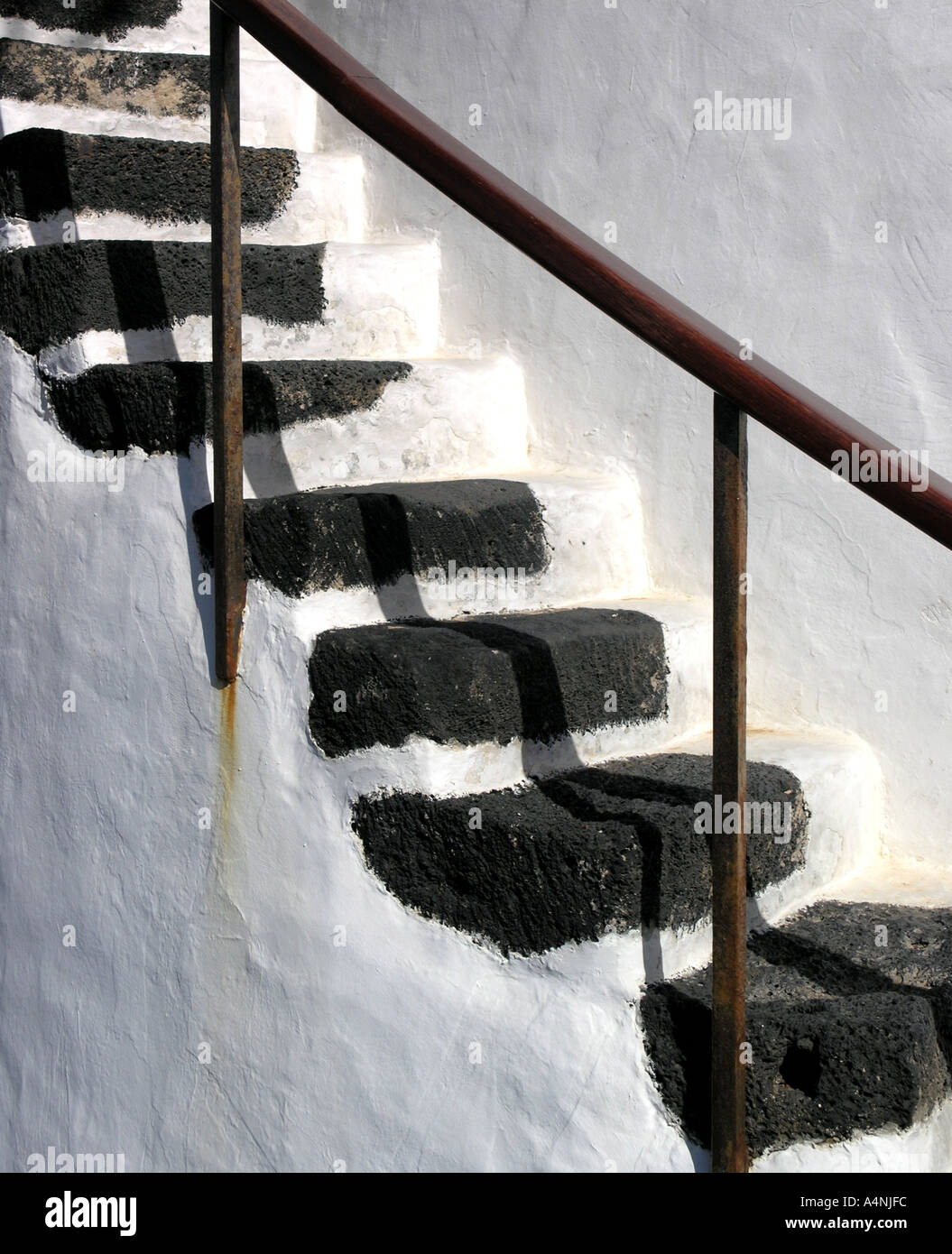 Spanish Style Stairs Concrete Tongue & Groove | Gracefully Sculpted,