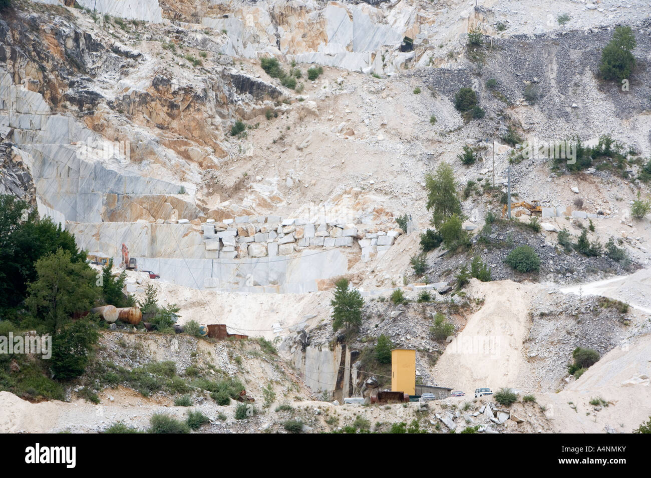 Marble Quarry Carrara Tuscany Italy Stock Photo - Alamy