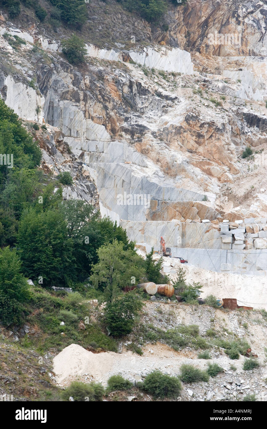 Marble Quarry Carrara Tuscany Italy Stock Photo - Alamy