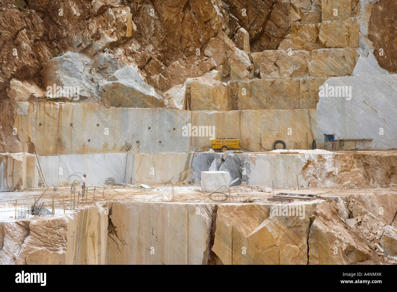 Marble Quarry Carrara Tuscany Italy Stock Photo - Alamy