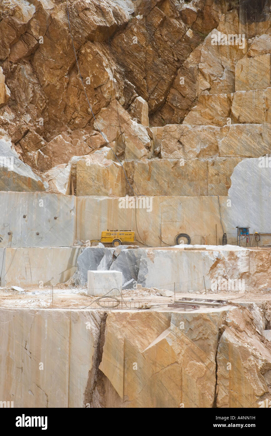 Marble Quarry Carrara Tuscany Italy Stock Photo - Alamy