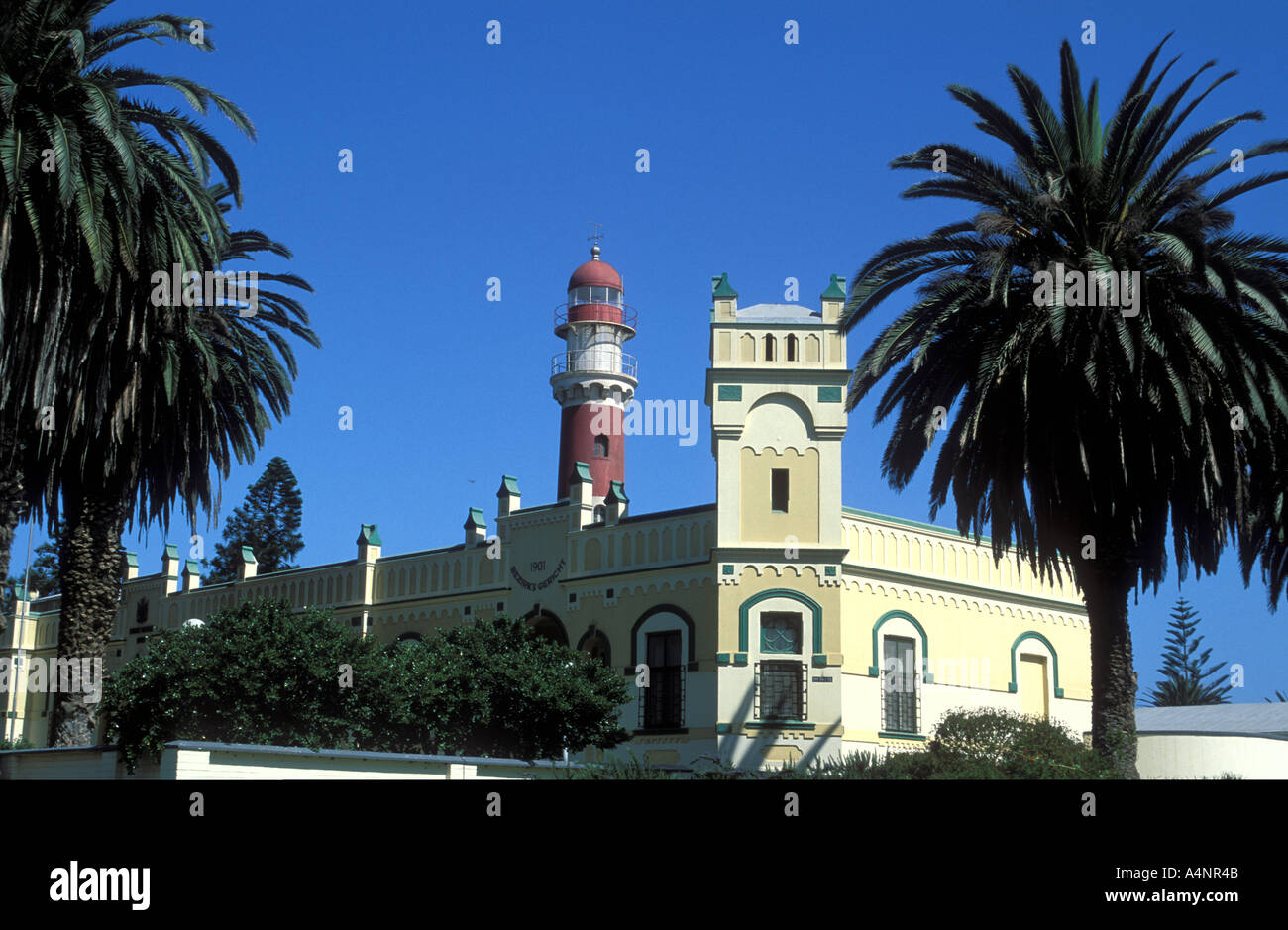 historic german colonial buildings Old Courthouse and Lighthouse town ...