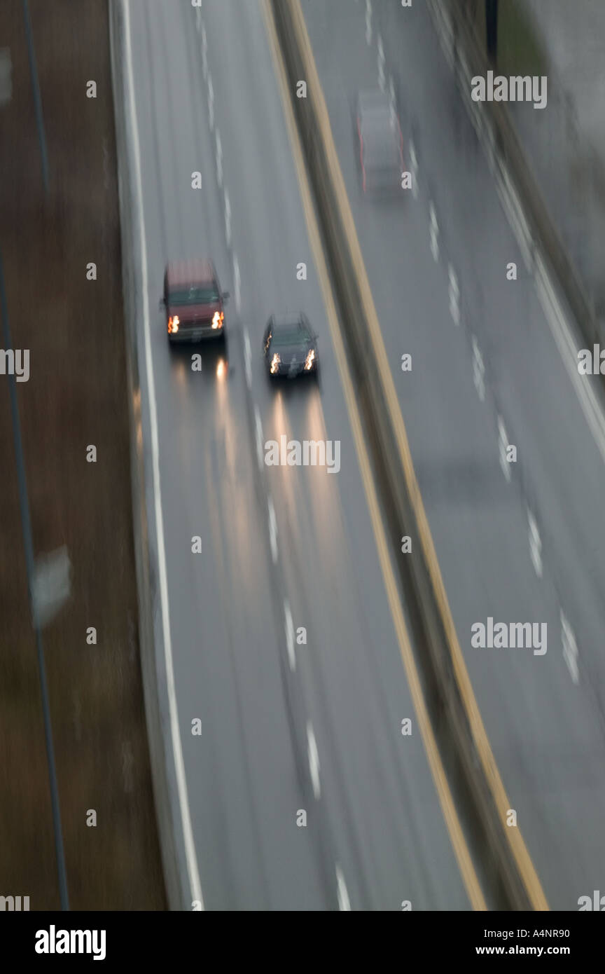 Traffic rainy day cars trucks hi-res stock photography and images - Alamy