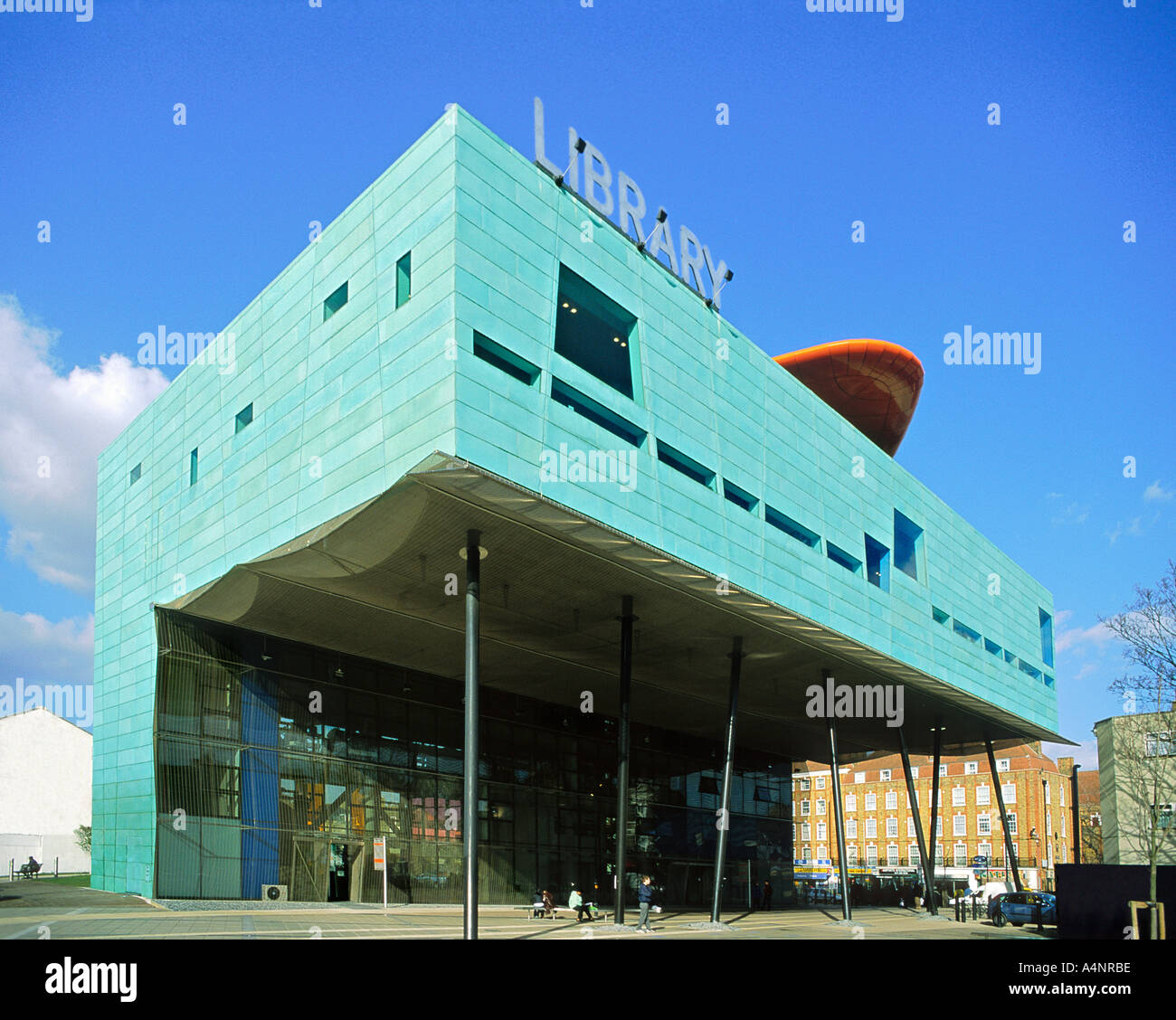 Peckham Public Library Will Alsop Jan Stormer Southwark London UK Stock ...