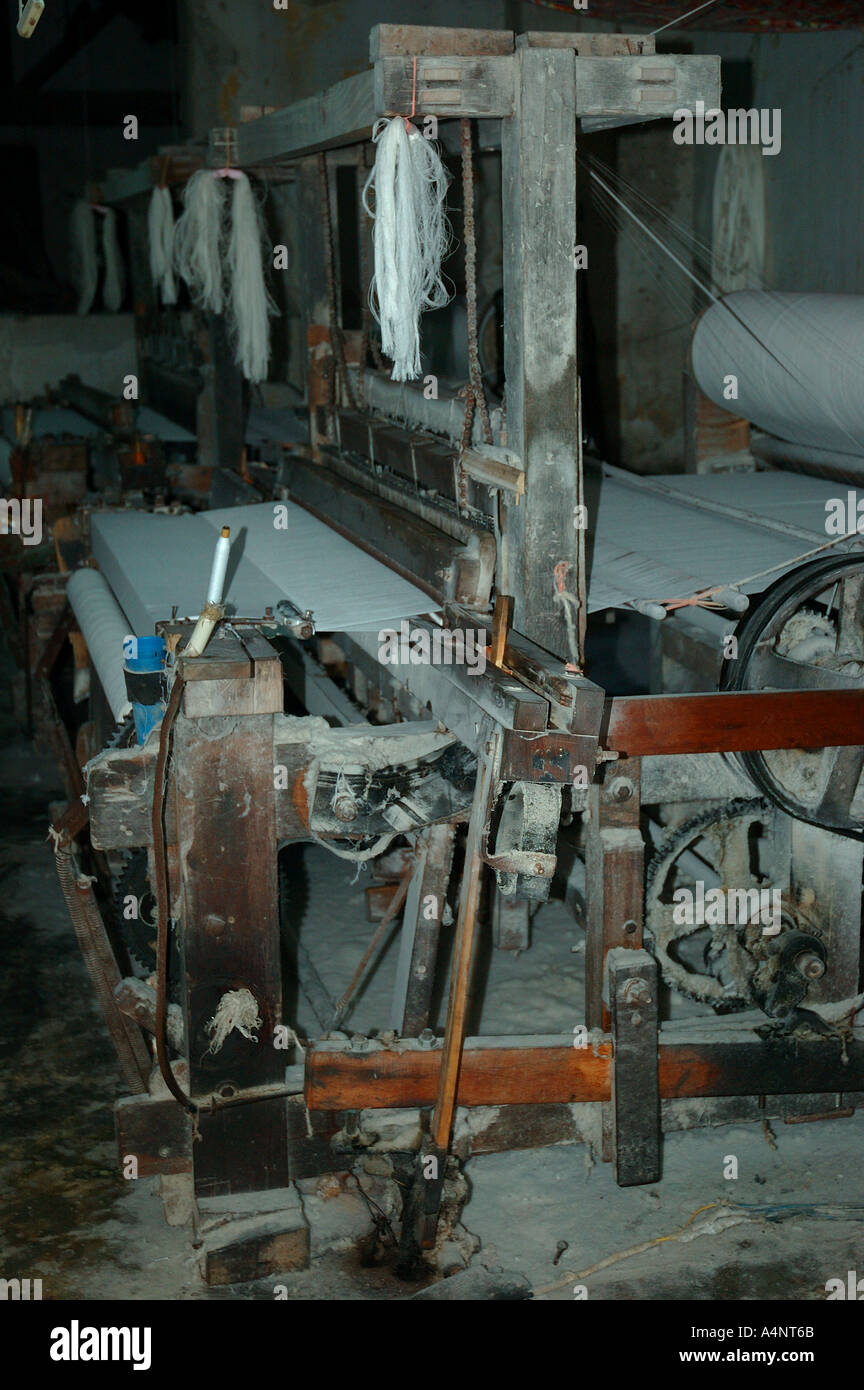 Weaving loom cotton mill Hoi An South east Asia Orient oriental ...
