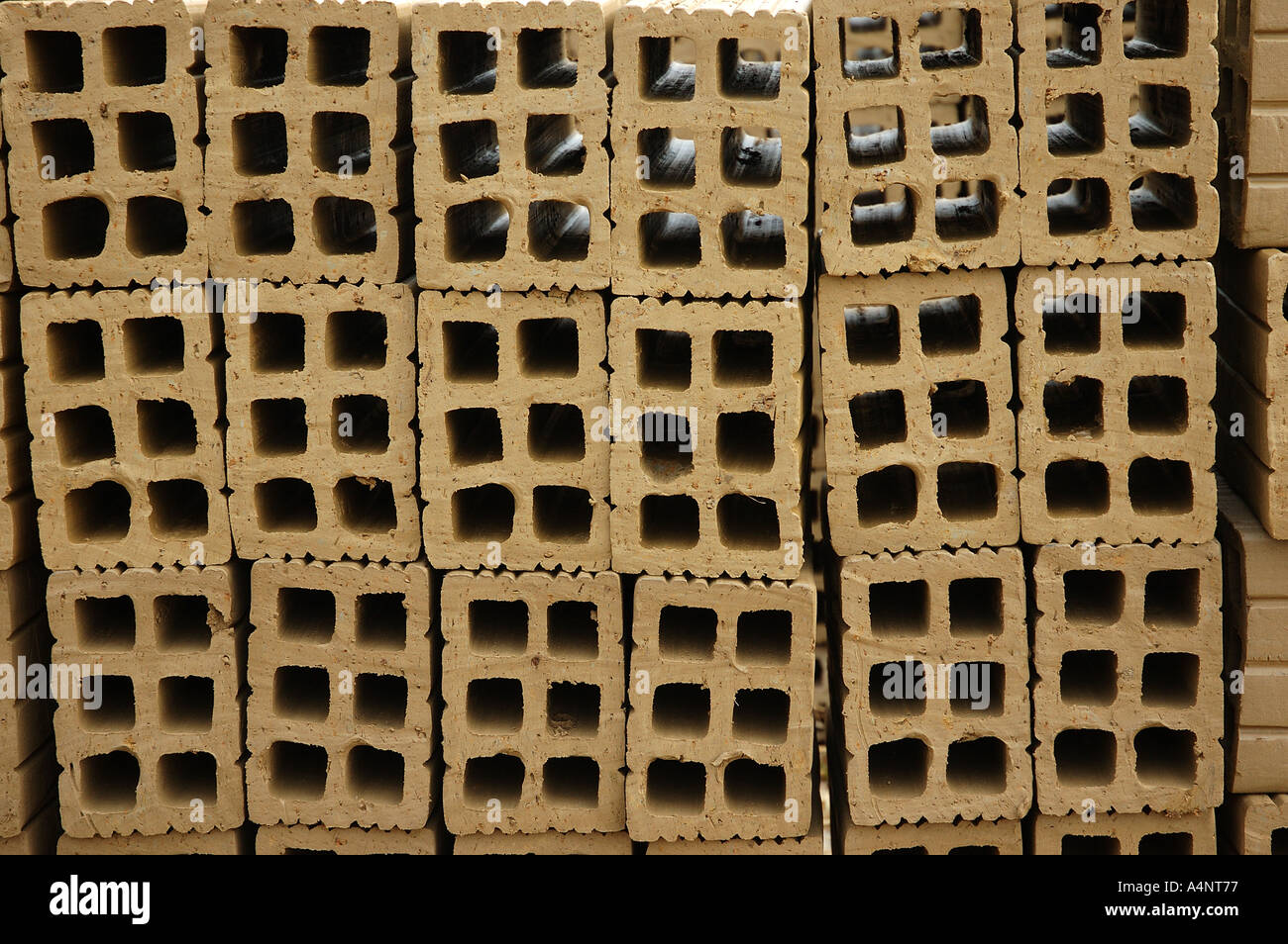 New bricks at local brickworks in central Vietnam South East Asia ...