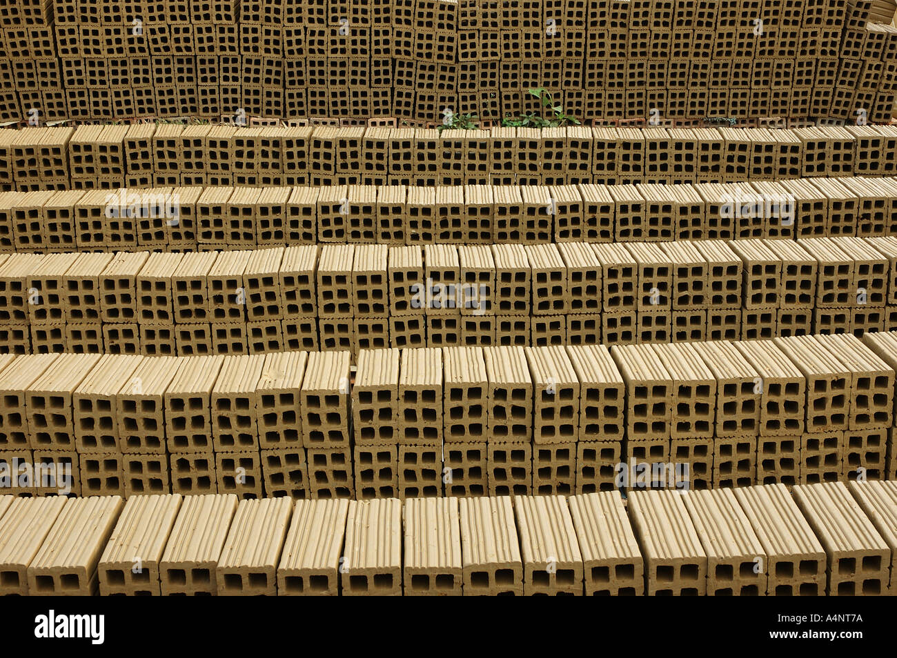 New bricks at local brickworks in central Vietnam South East Asia ...