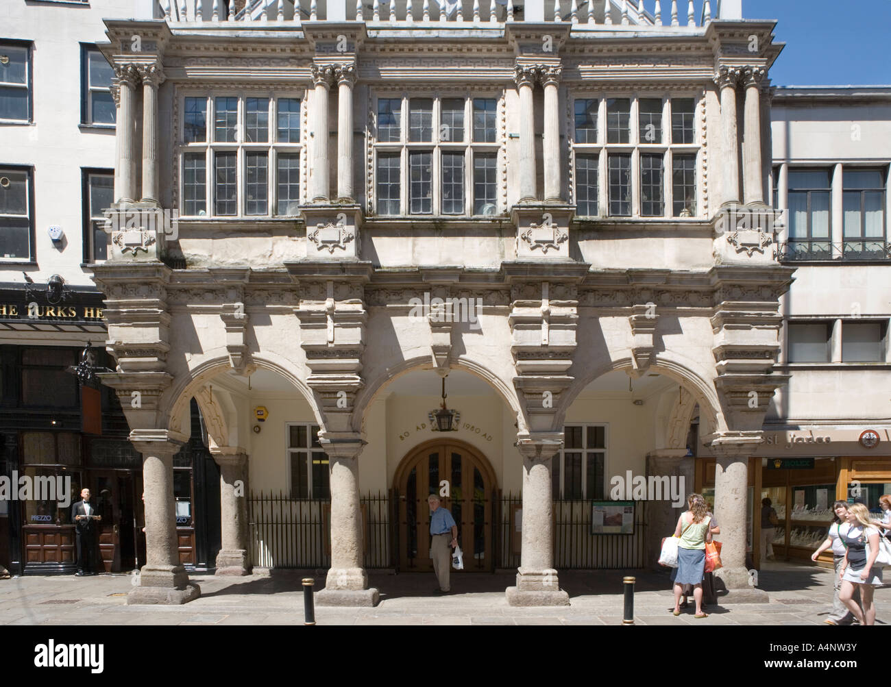 Exeter medieval Guildhall Devon England Stock Photo - Alamy