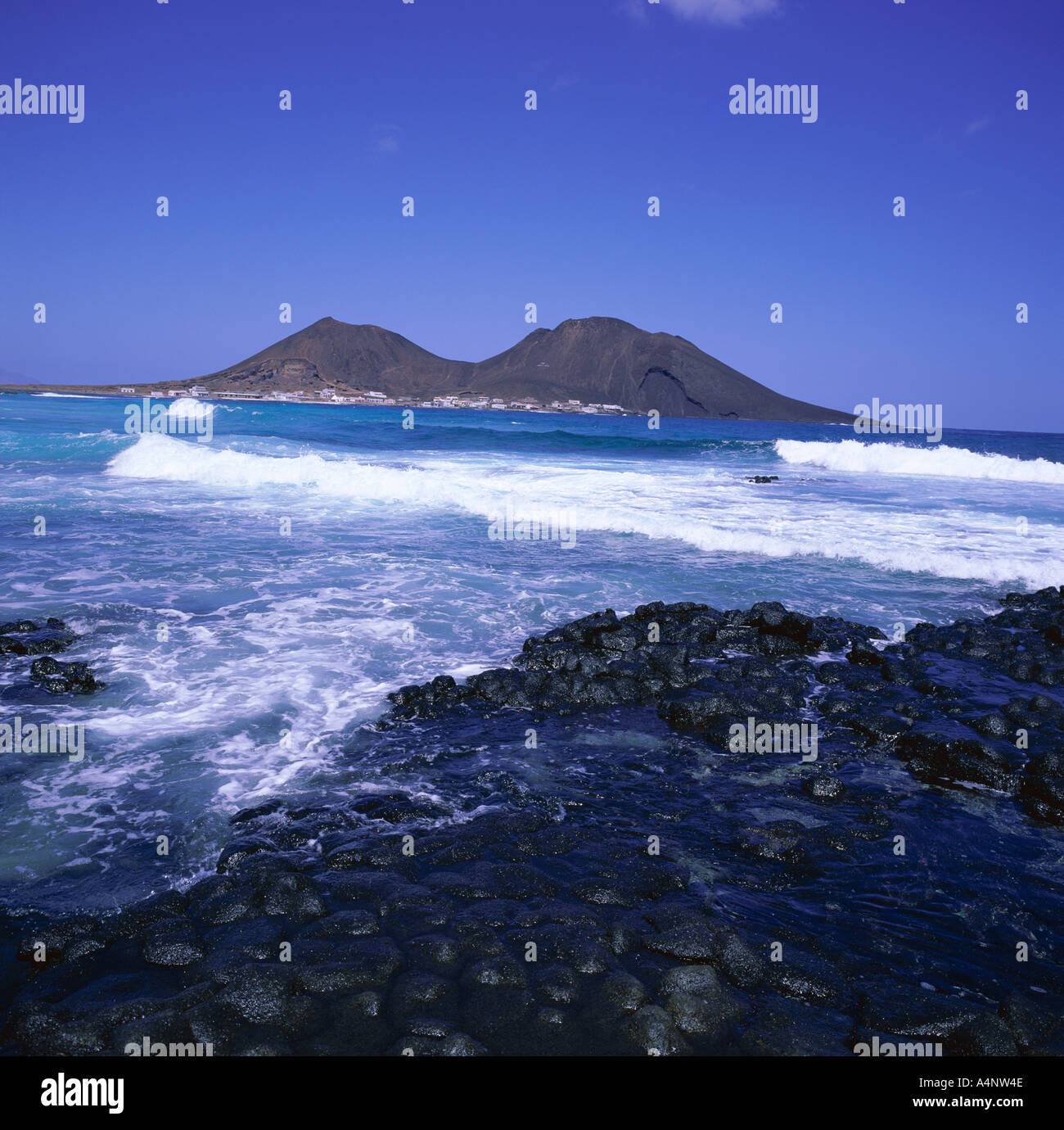 Calhau Beach Sao Vicente Island Cape Verde Islands Atlantic Ocean ...