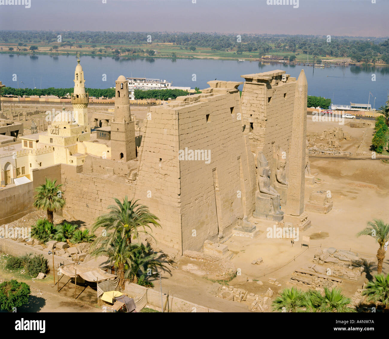 Luxor temple islamic mosque abu hi-res stock photography and images - Alamy