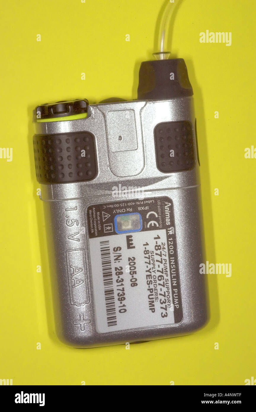 Animas insulin pump Stock Photo - Alamy