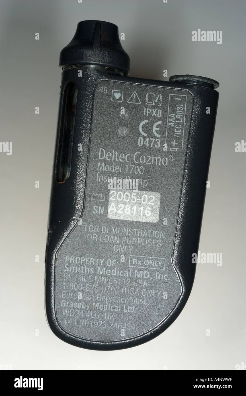 Cozmo insulin pump Stock Photo - Alamy