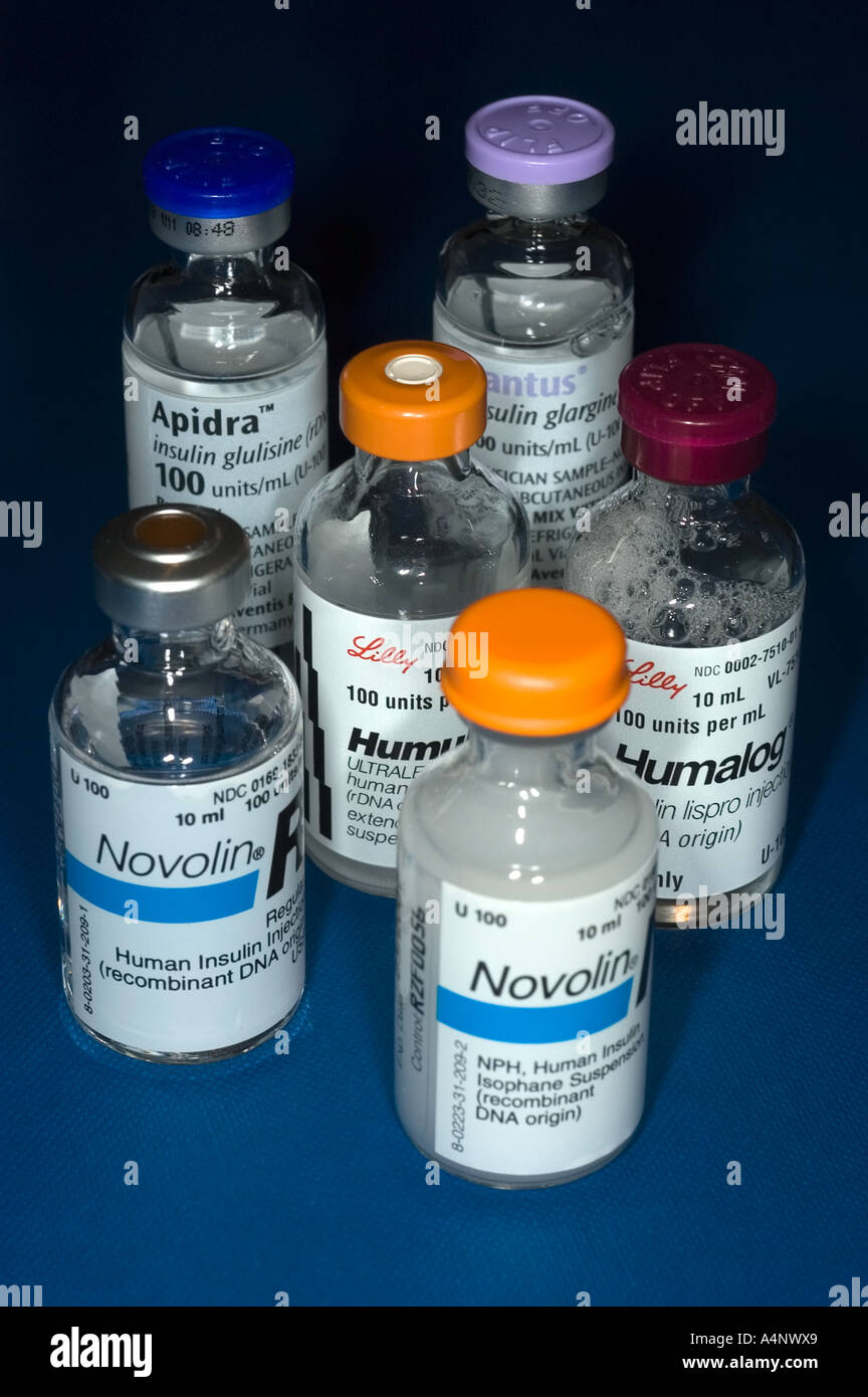 insulins for injection Stock Photo - Alamy