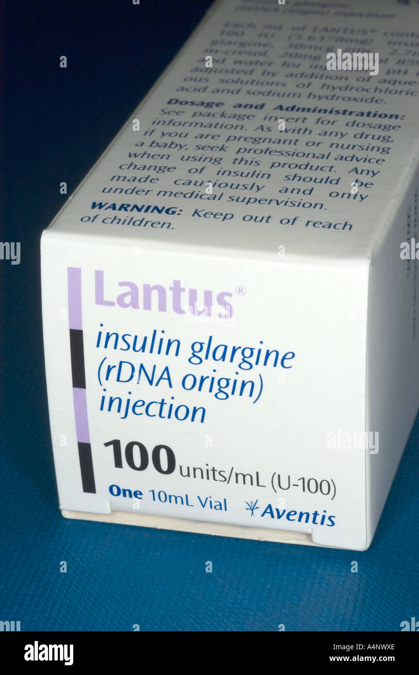 Lantus insulin hi-res stock photography and images - Alamy