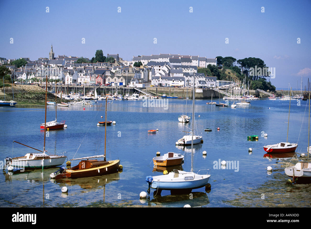 Treboul Brittany France Europe Stock Photo - Alamy