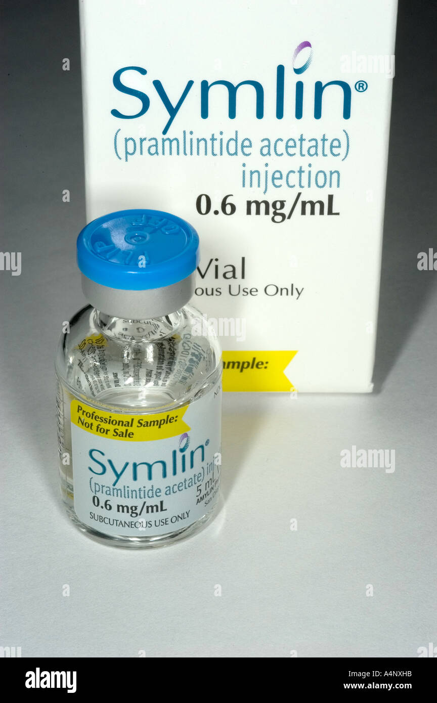 medication for injection to treat diabetes Stock Photo - Alamy