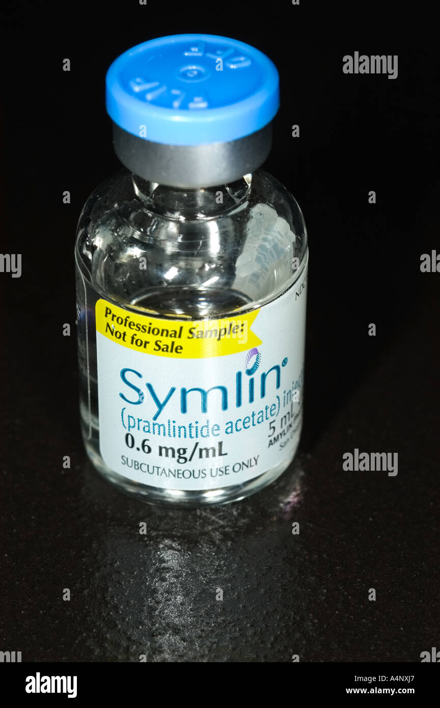 medication for injection to treat diabetes Stock Photo - Alamy