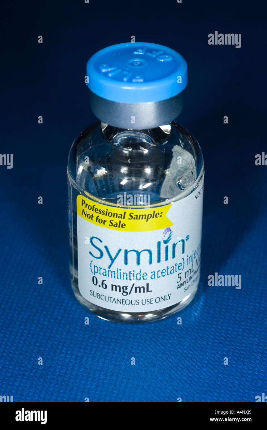 medication for injection to treat diabetes Stock Photo - Alamy