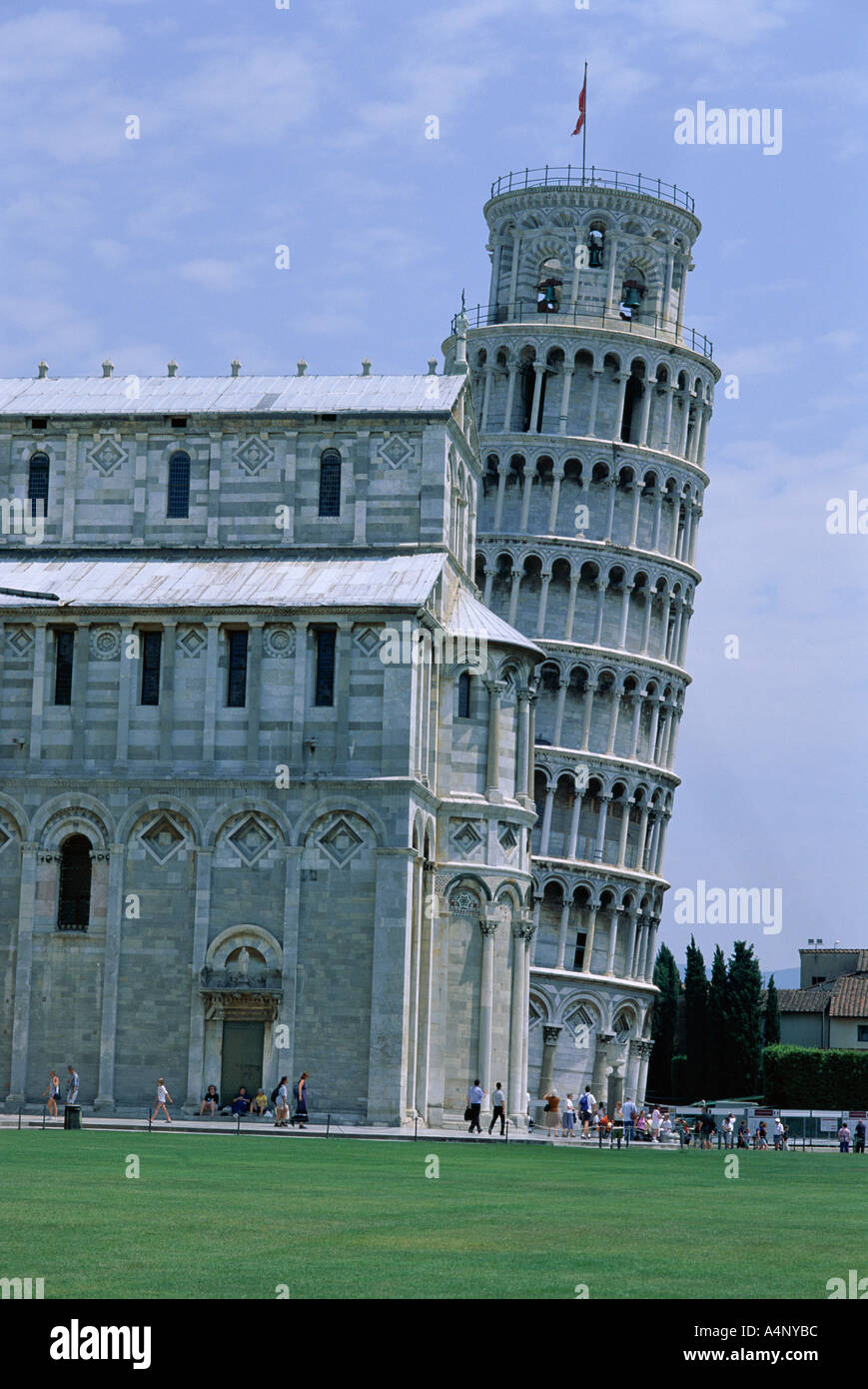 Duomo Christian cathedral and Leaning Tower of Pisa Campo dei Miracoli ...