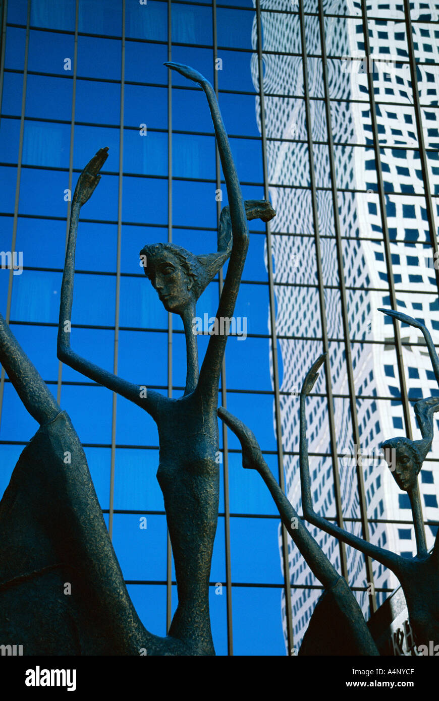 Ballet sculpture 16th Street Mall Denver Colorado United States of ...