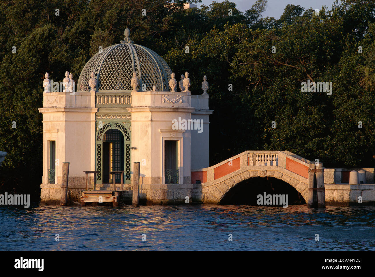 Tea house Italianate mansion Vizcaya Miami Florida United States of ...