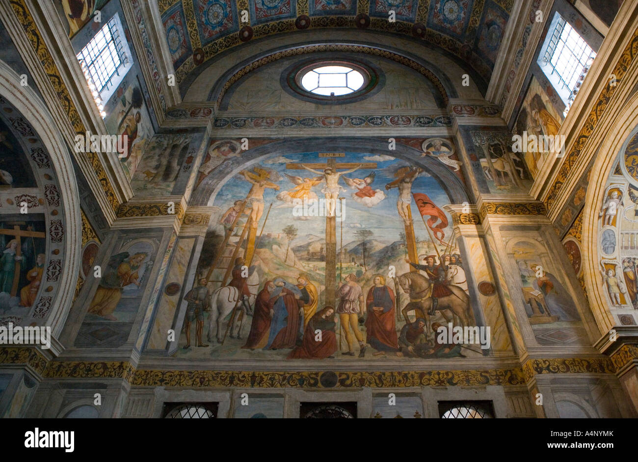 Interior from Monastery Santa Giulia Brescia Lombardy Italy Stock Photo ...