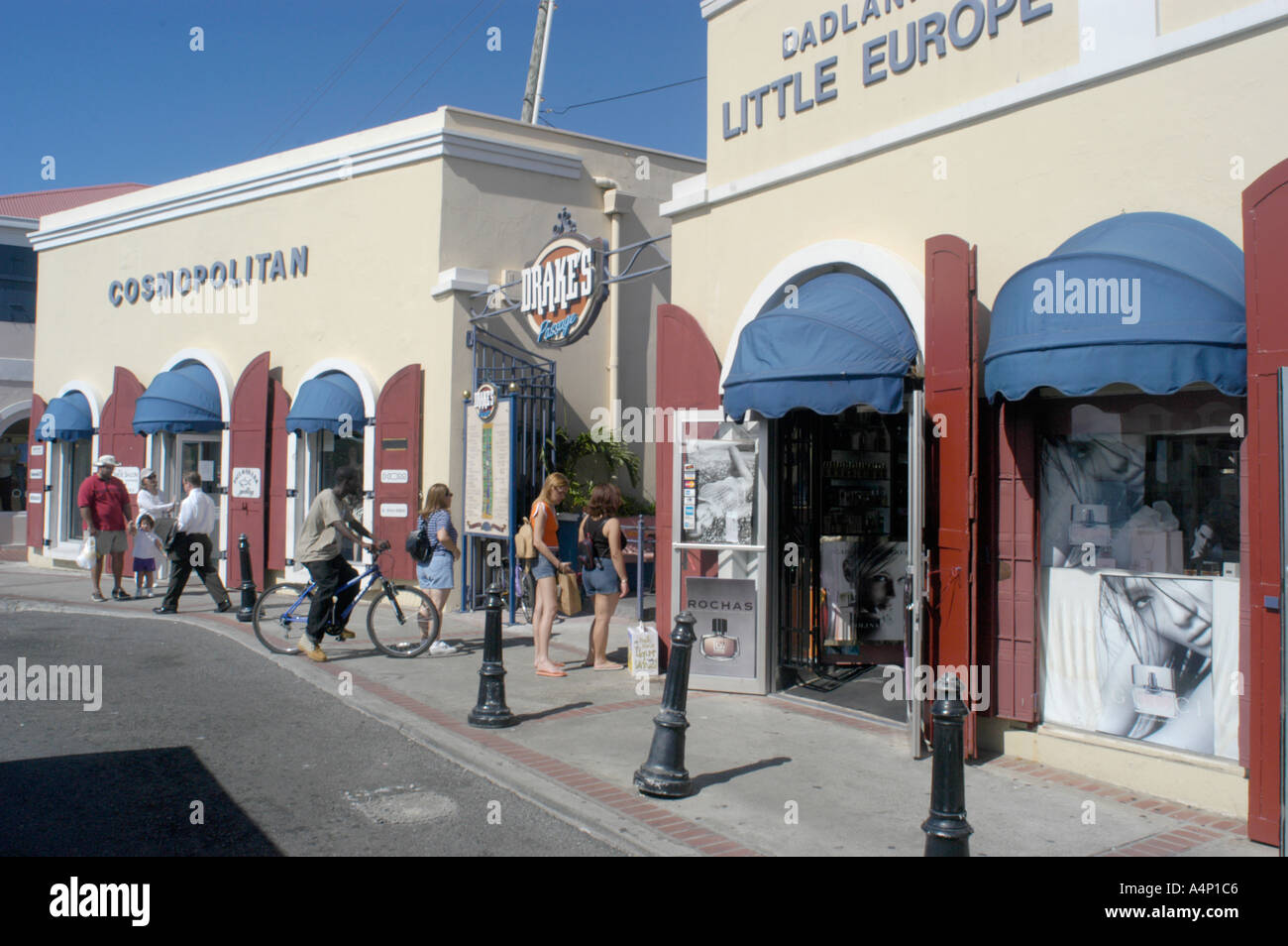 Street scene st thomas virgin islands hi-res stock photography and ...