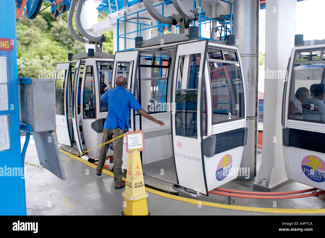 Paradise tram st thomas hi-res stock photography and images - Alamy