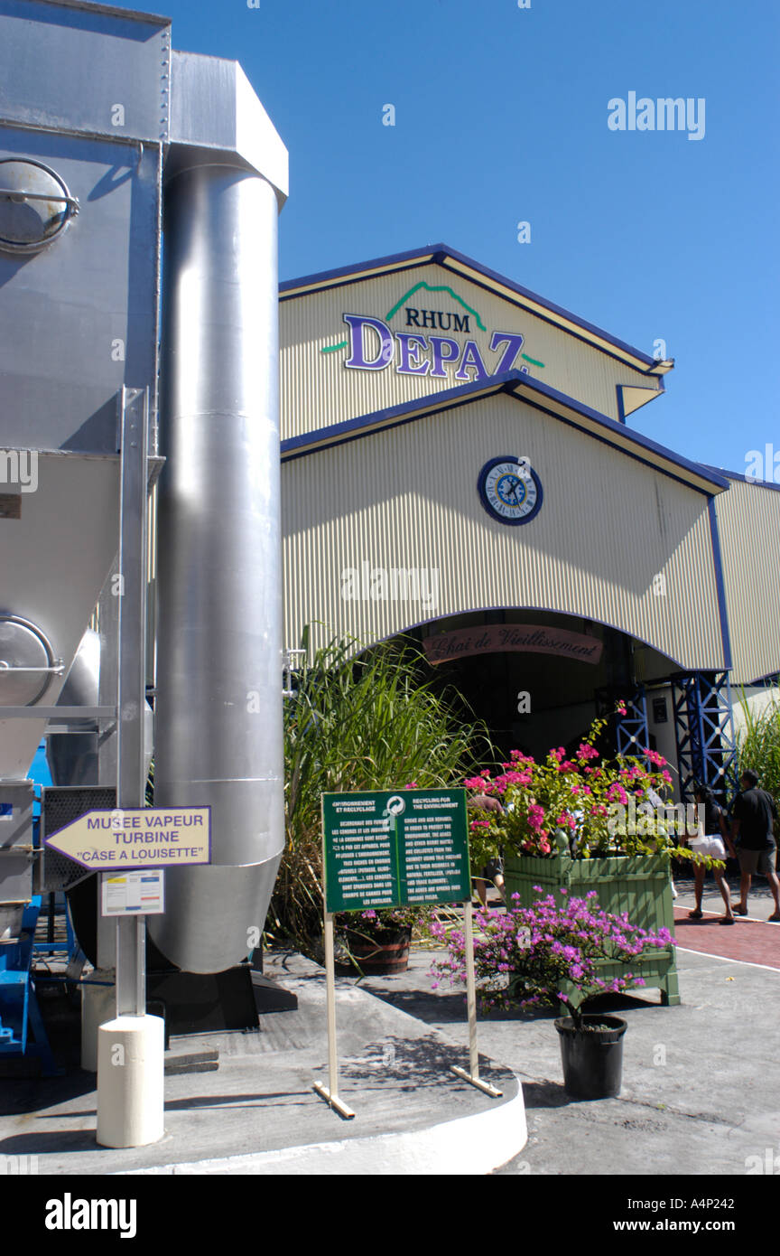 Depaz Rum Distillery on Martinique in the Caribbean French West Indies ...