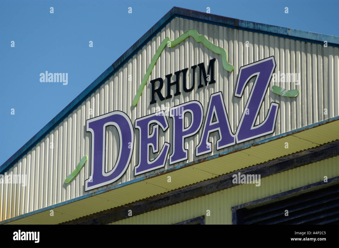 Depaz Rum Distillery logo on Martinique in the Caribbean French West ...