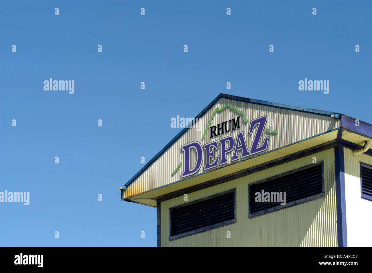 Depaz Rum Distillery logo on Martinique in the Caribbean French West ...